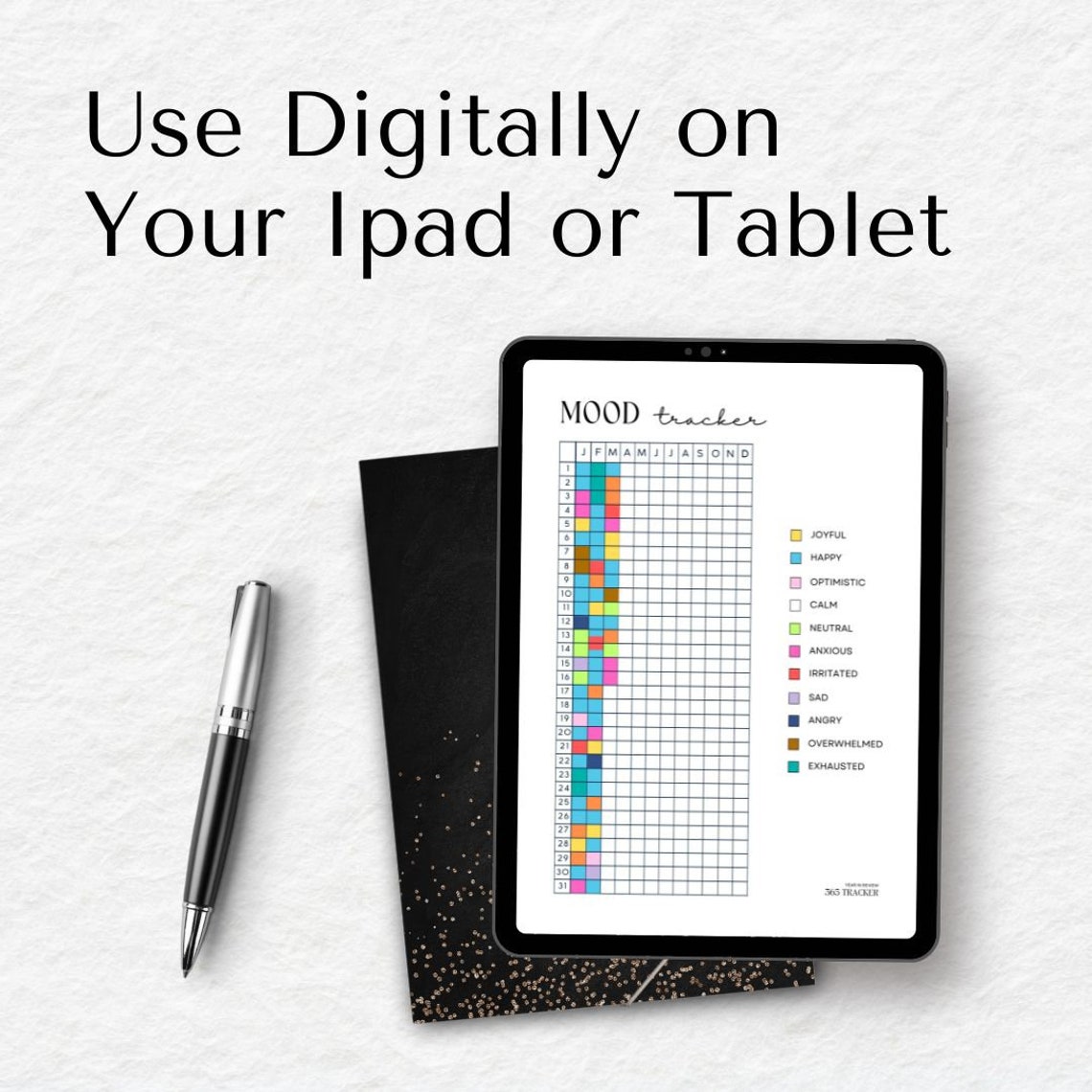 Mood Tracker Digital Download Mental Health Journal Printable Tracker ...