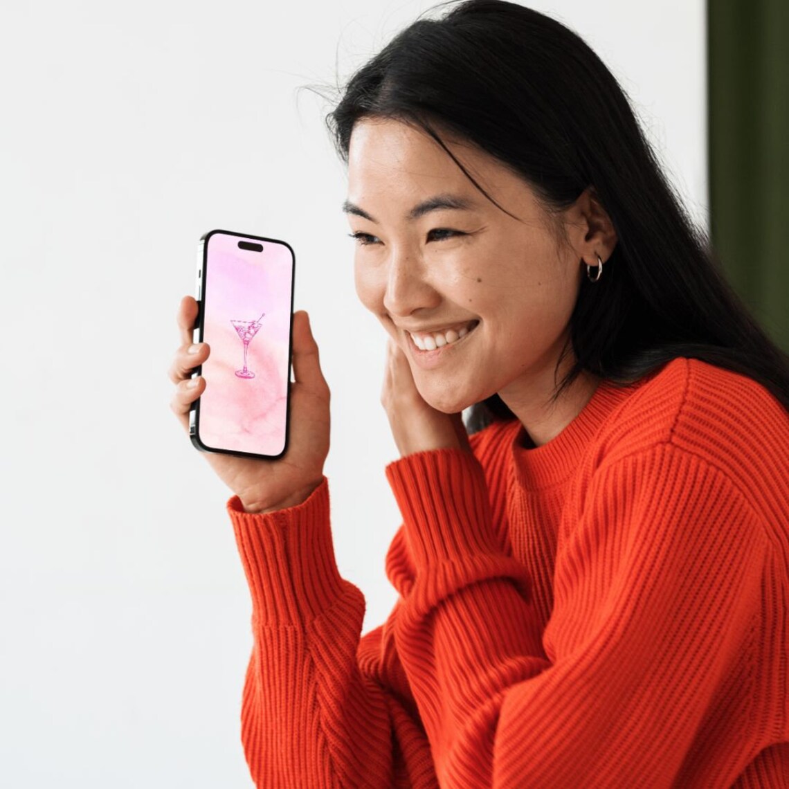 Pink Aesthetic Wallpaper Lockscreen Phone Wallpaper Digital Download ...