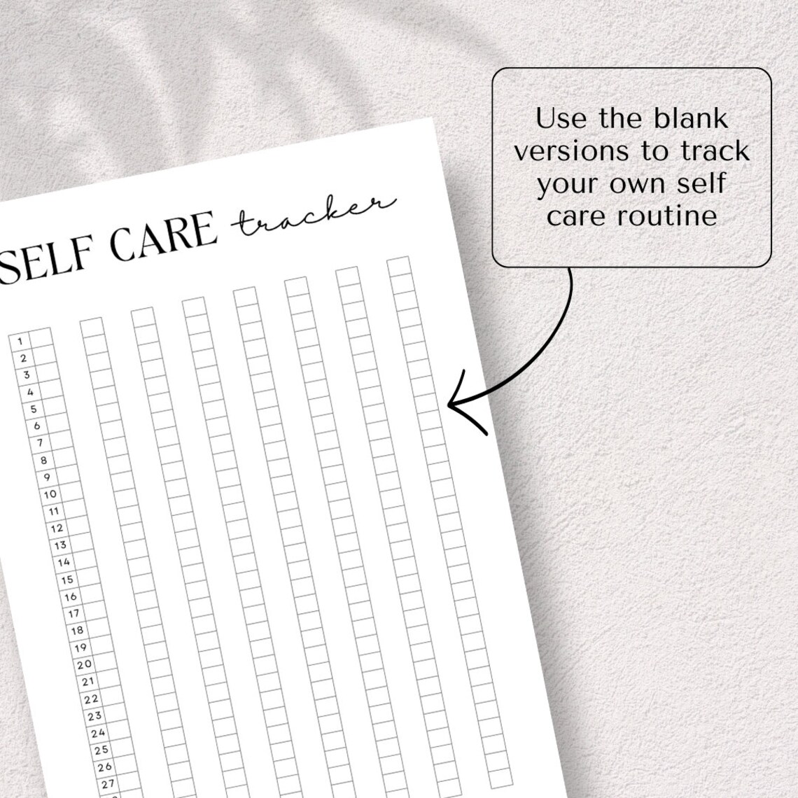 Monthly Self-care Tracker Bundle Beauty, Wellness Digital Download PDF ...