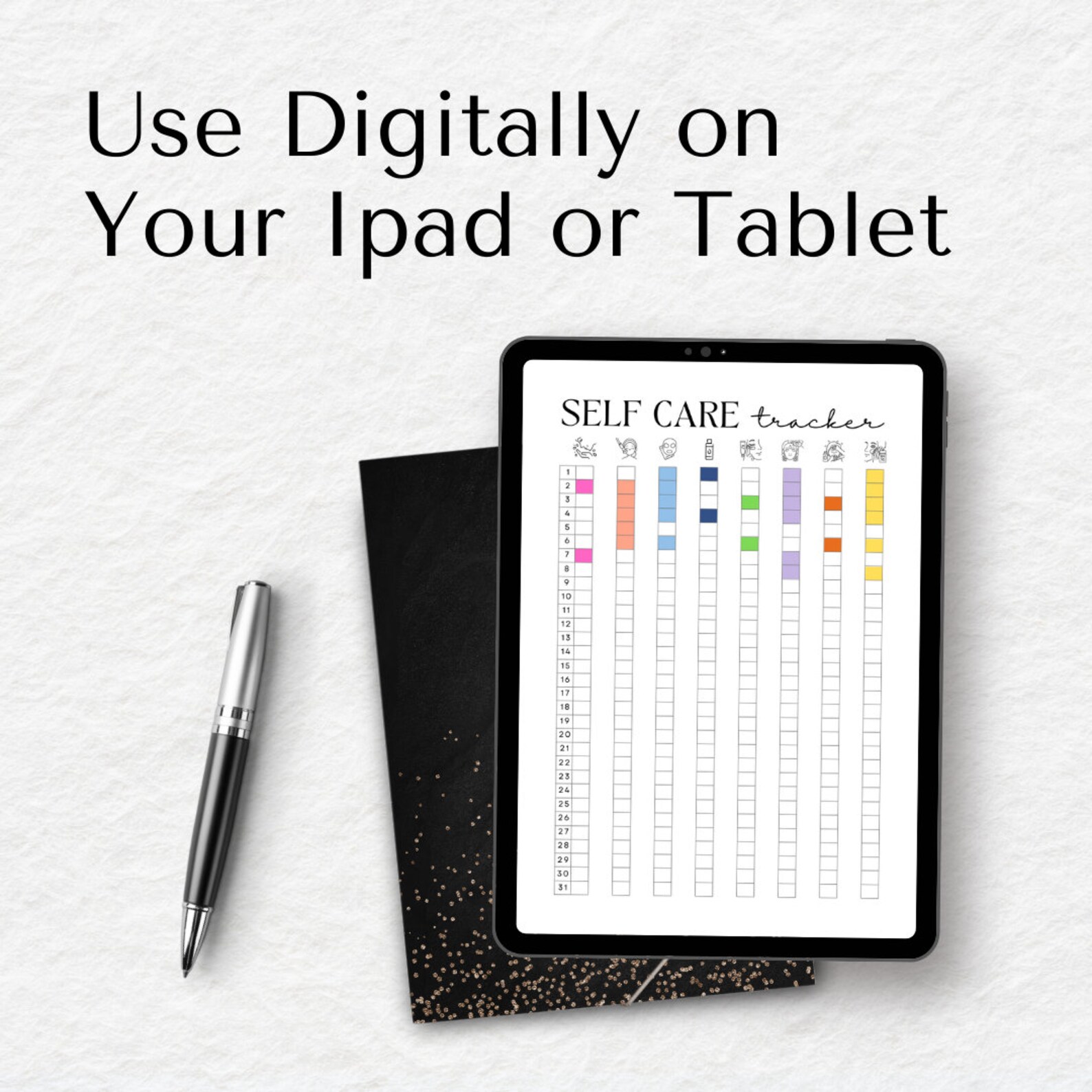 Monthly Self-care Tracker Bundle Beauty, Wellness Digital Download PDF ...