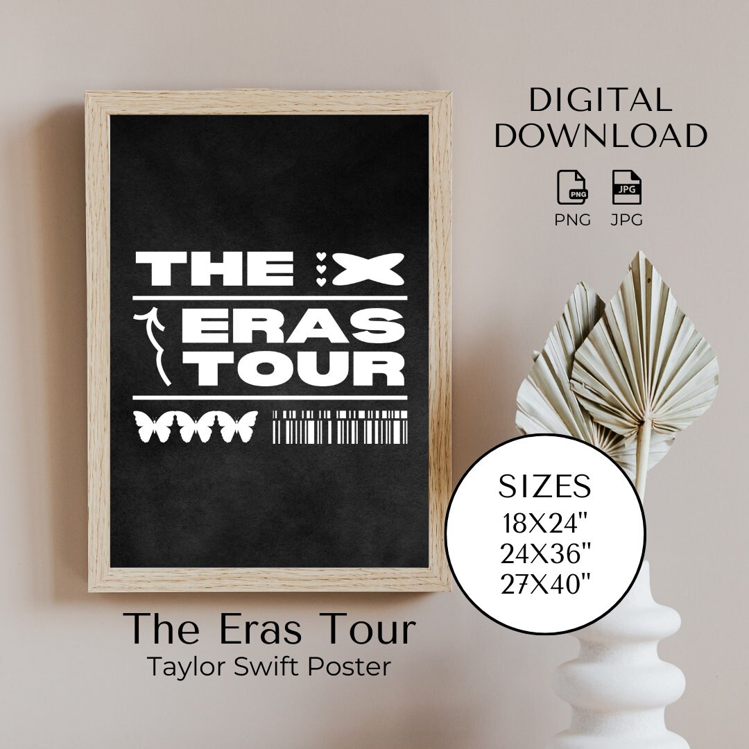 The Eras Tour Taylor Swift Poster Digital Download Taylor Swift Wall ...