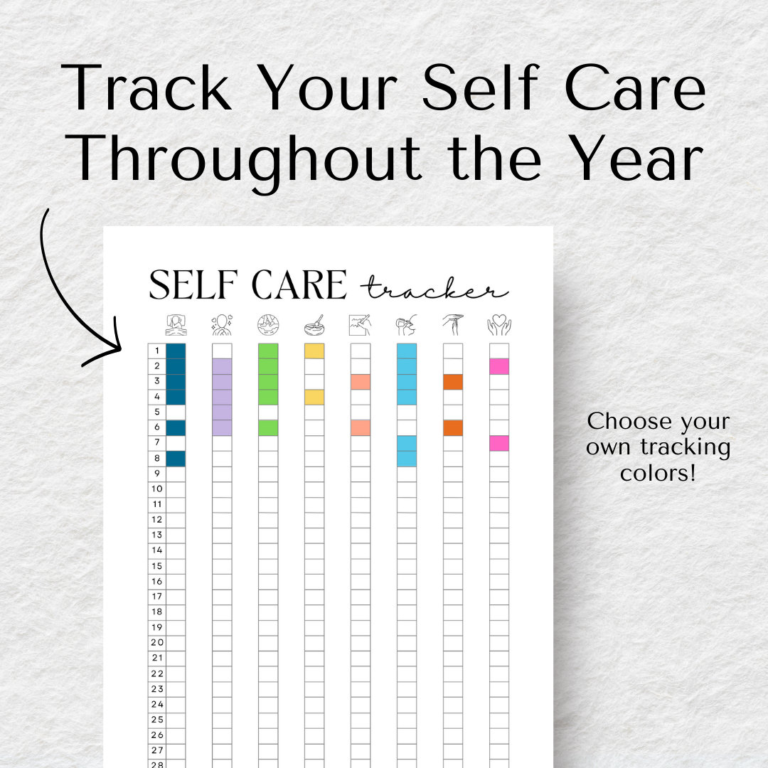 Monthly Self-care Tracker Bundle Beauty, Wellness Digital Download PDF ...