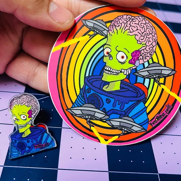 Mars Attacks - Etsy
