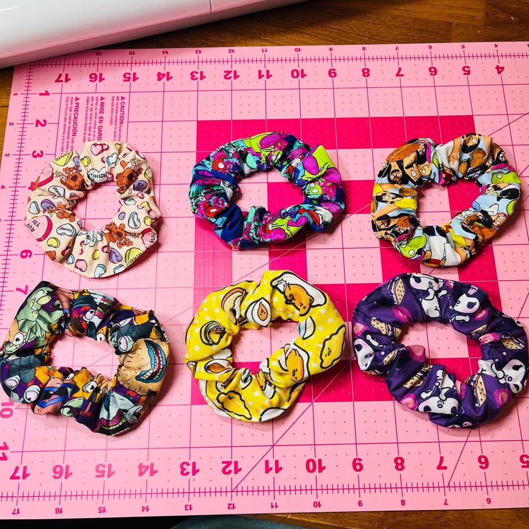 90s Cartoons Scrunchies, Scooby Doo, Casper, Beetlejuice, Rick and ...