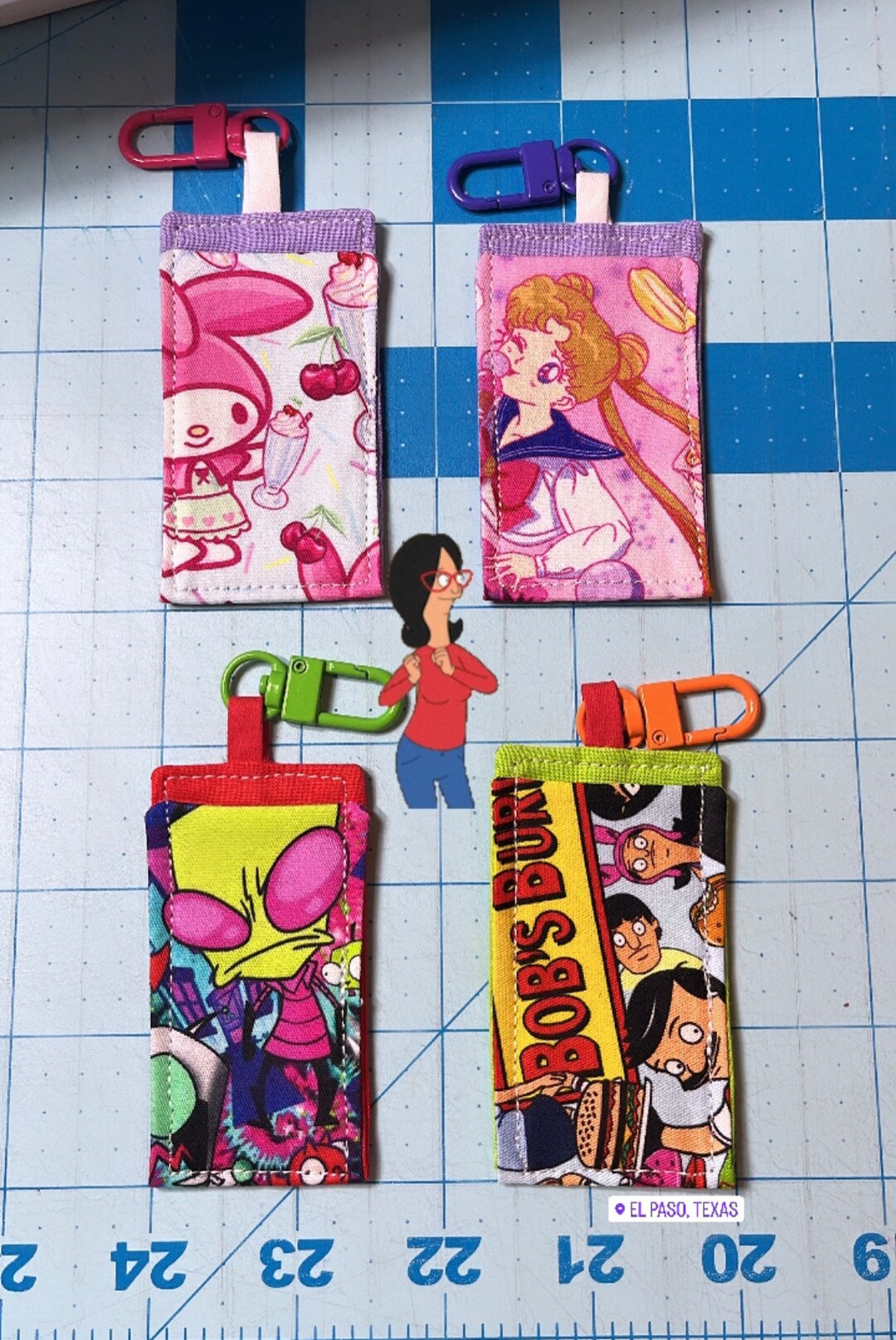 Clip-on Keychain Chapstick Holder Lighter Holder Lip Balm - Etsy