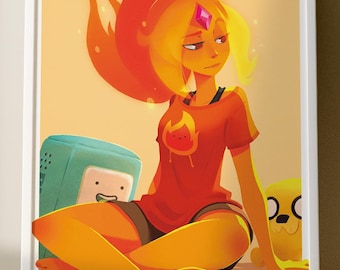 flame princess chibi