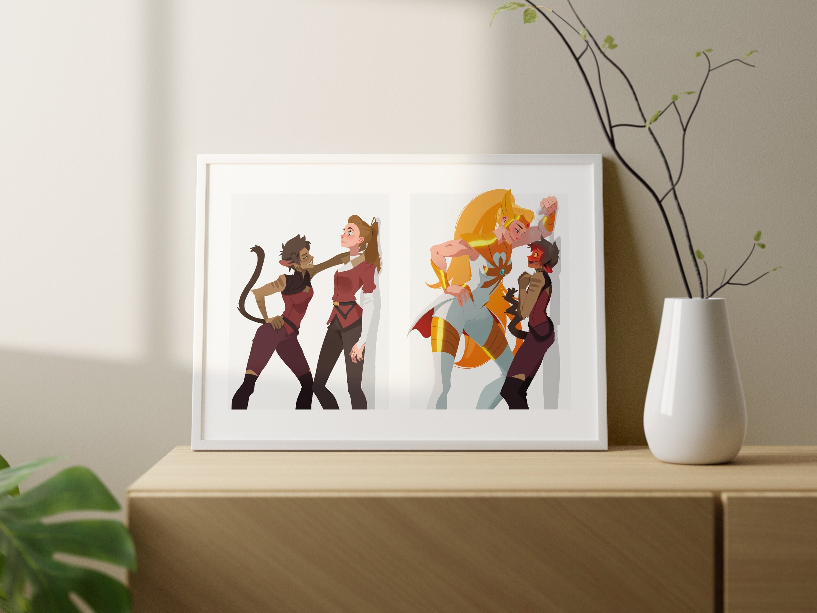 Catradora - Catra X Adora Shera A4 Art Poster Print - Etsy