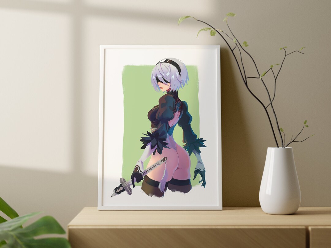 2B Nier Automata A4 Art Poster Print - Etsy