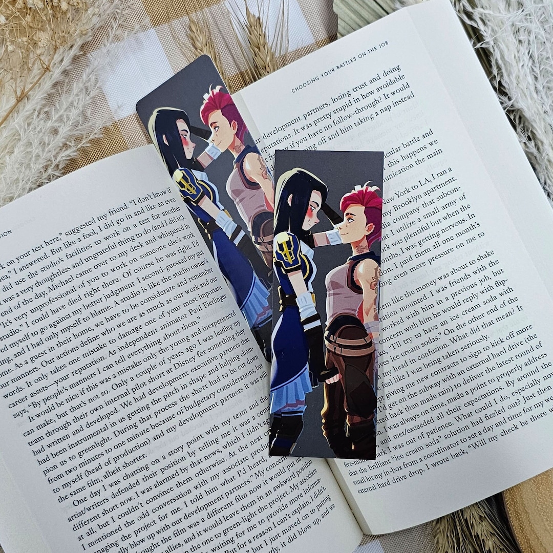 Arcane Cait and Vi Bookmark - Perfect Gift for League of Legends Fans ...