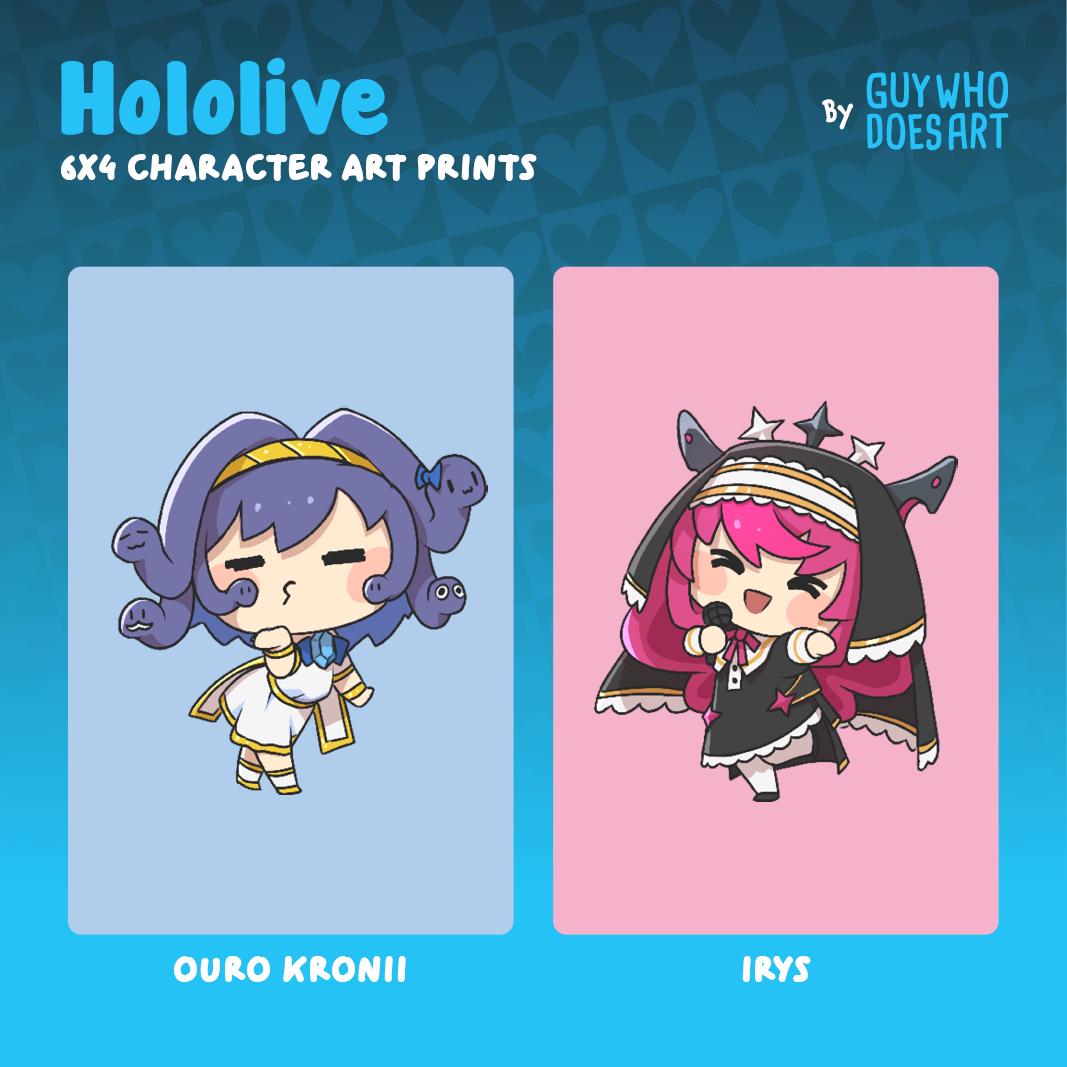 Hololive 6x4 (A6) Character Art Prints - Myth & Promise - Etsy