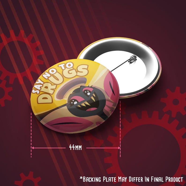Sir Pentious - Hazbin Hotel Badge Set – 44mm Fan Art Pins - Etsy