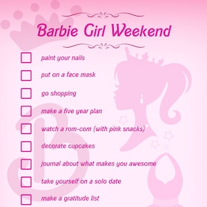 Barbie Checklist - Etsy