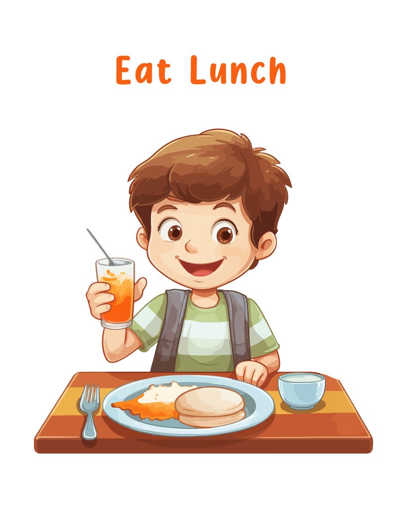 Daily Routine Cards for Kids | Printable Visual Schedule for Toddlers ...