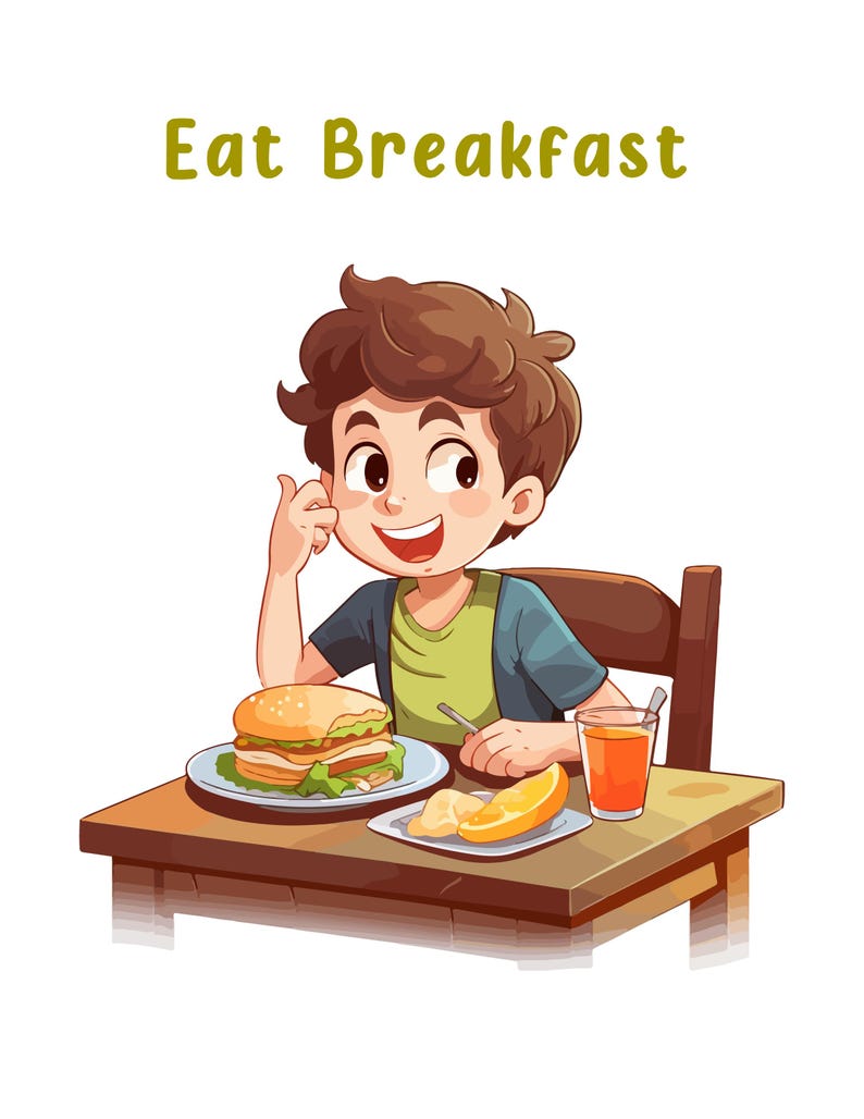 Daily Routine Cards for Kids | Printable Visual Schedule for Toddlers ...