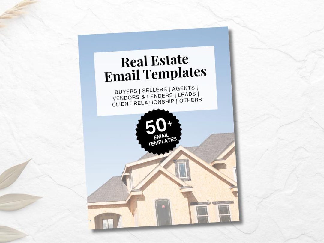 Real Estate Email Templates for Realtors | Buyer Seller Follow-up ...