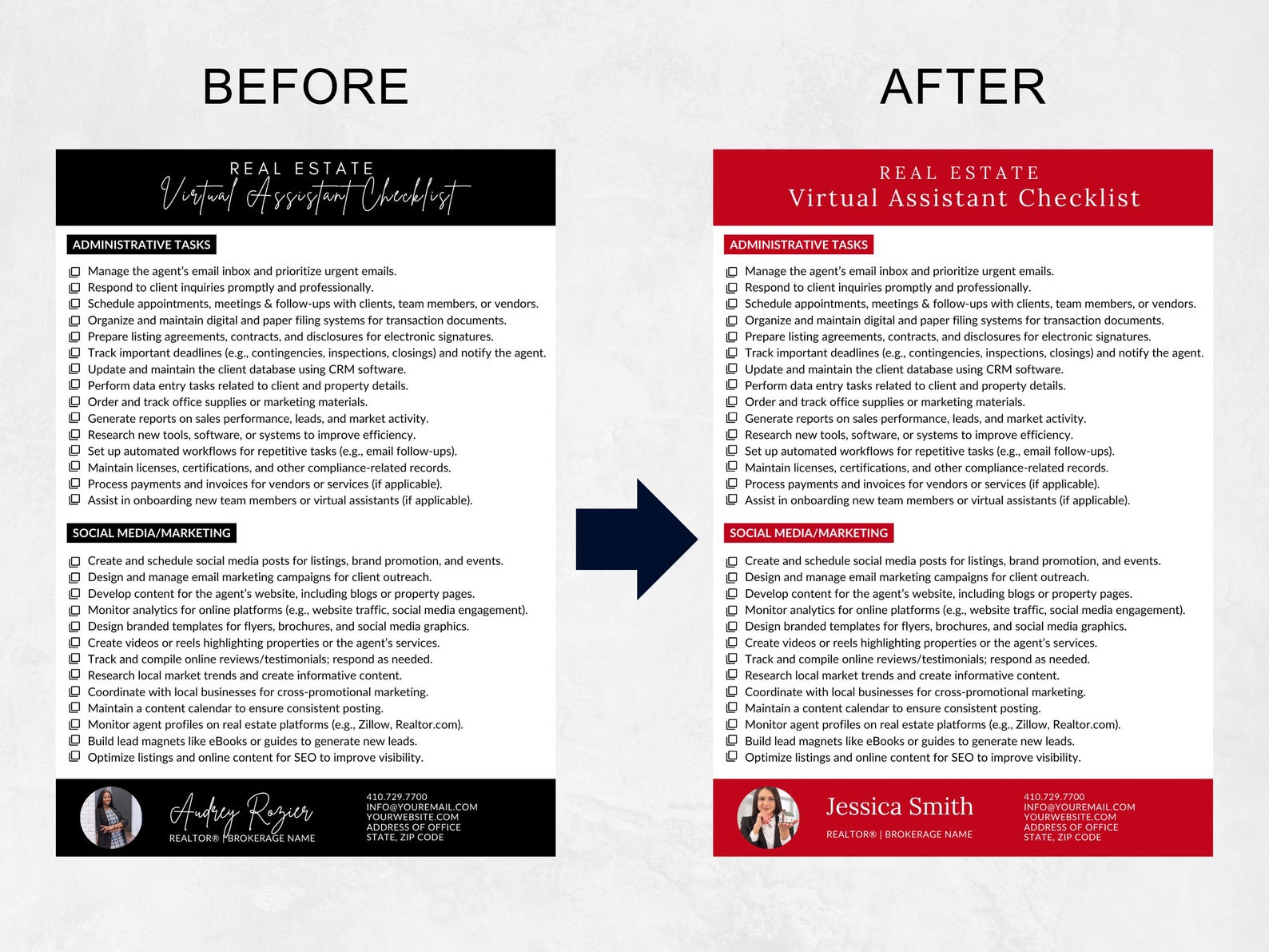 Real Estate Virtual Assistant Checklist, Transaction Coordinator ...