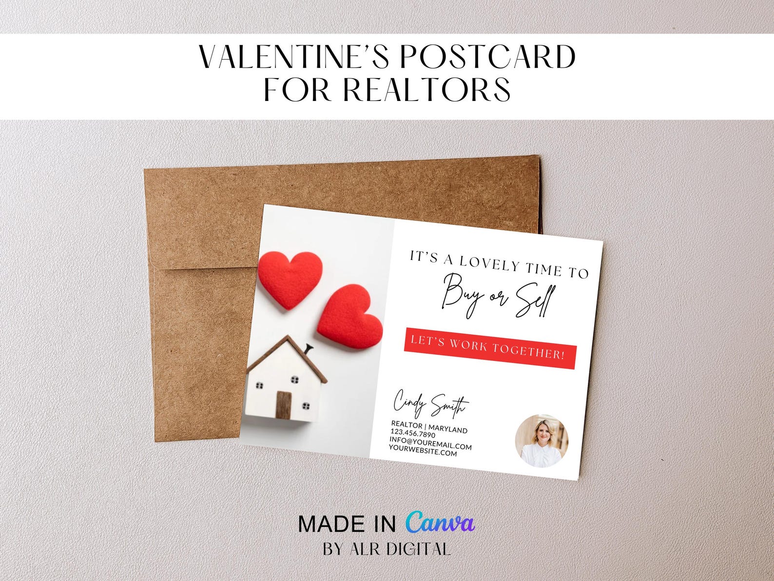 Real Estate Farming Postcard | Valentines Day Real Estate Mailer ...