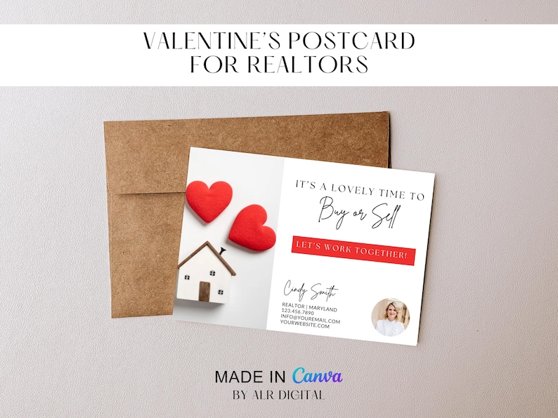 Real Estate Farming Postcard | Valentines Day Real Estate Mailer ...