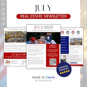 July Real Estate Newsletter for Realtors | Real Estate Marketing ...