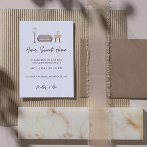 Editable House Warming Invitation | House Warming Party | Minimalist ...
