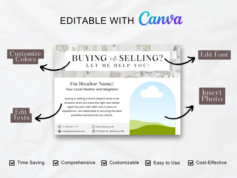 Real Estate Postcard | Realtor Postcard | Real Estate Farming | Real ...