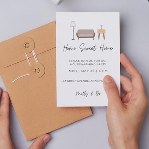 Editable House Warming Invitation | House Warming Party | Minimalist ...