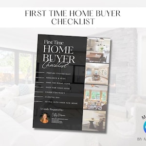 First Time Homebuyer Checklist Printable | Home Buying Guide | Real ...