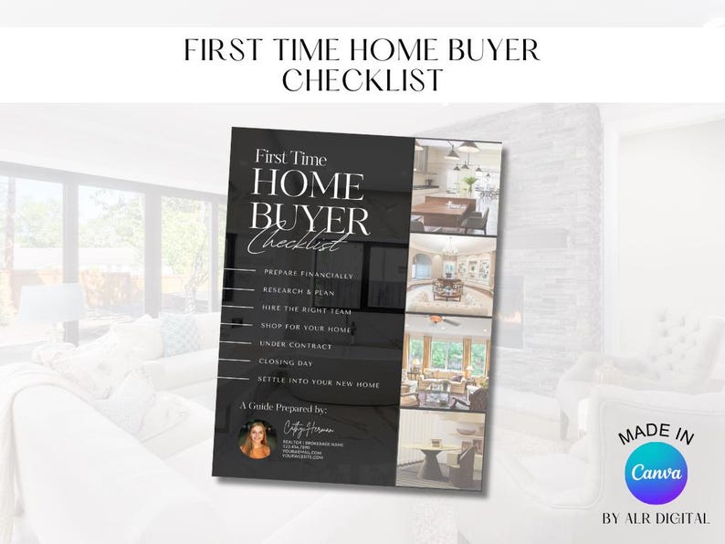 First Time Homebuyer Checklist Printable | Home Buying Guide | Real ...