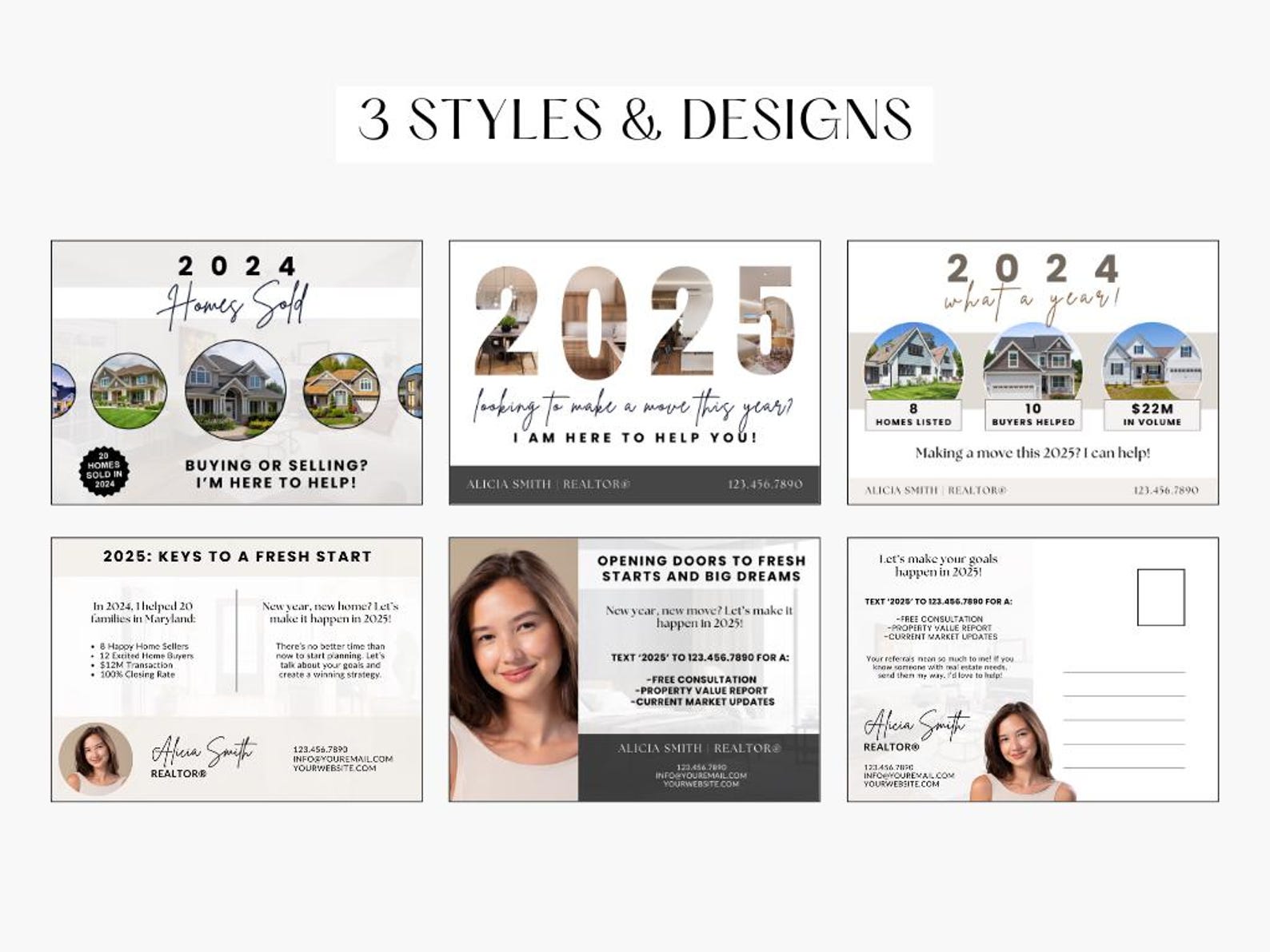 Real Estate Farming Postcard 2025 | Realtor Postcards | Real Estate ...
