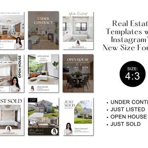 Real Estate Instagram Templates | Realtor Instagram Templates | Realtor ...