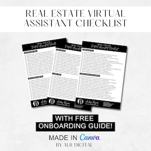 Real Estate Virtual Assistant Checklist, Transaction Coordinator ...