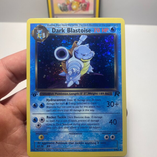 Blastoise 1st Edition - Etsy