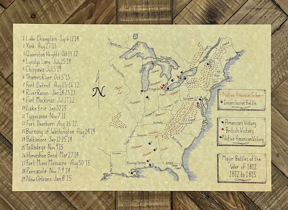 Battle Of The Thames Map