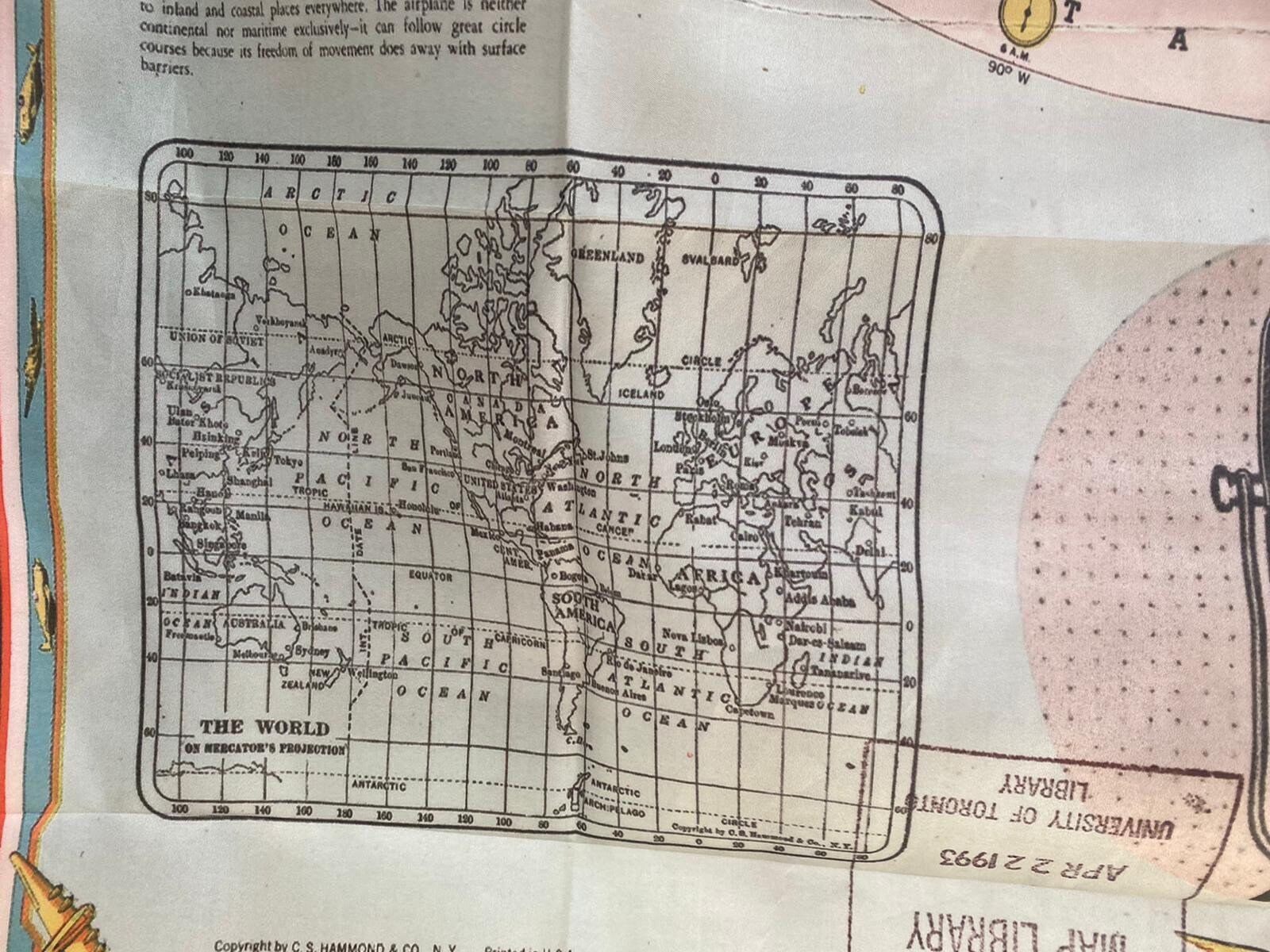 3 Sizes Flat Earth Flag CBS American School of the Air Age - Etsy