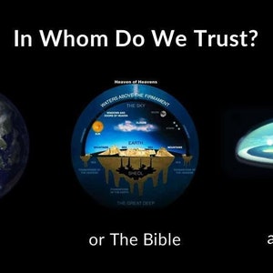 Flat Earth Map T-shirt Model Firmament Dome Men Black World Psalm 19:1 ...