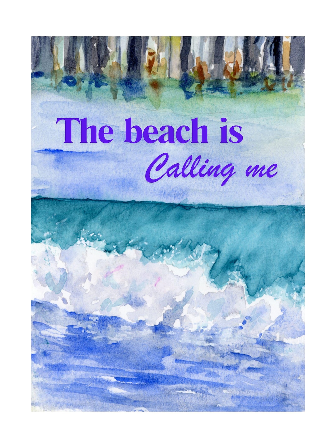 The Beach is Calling Me - Etsy