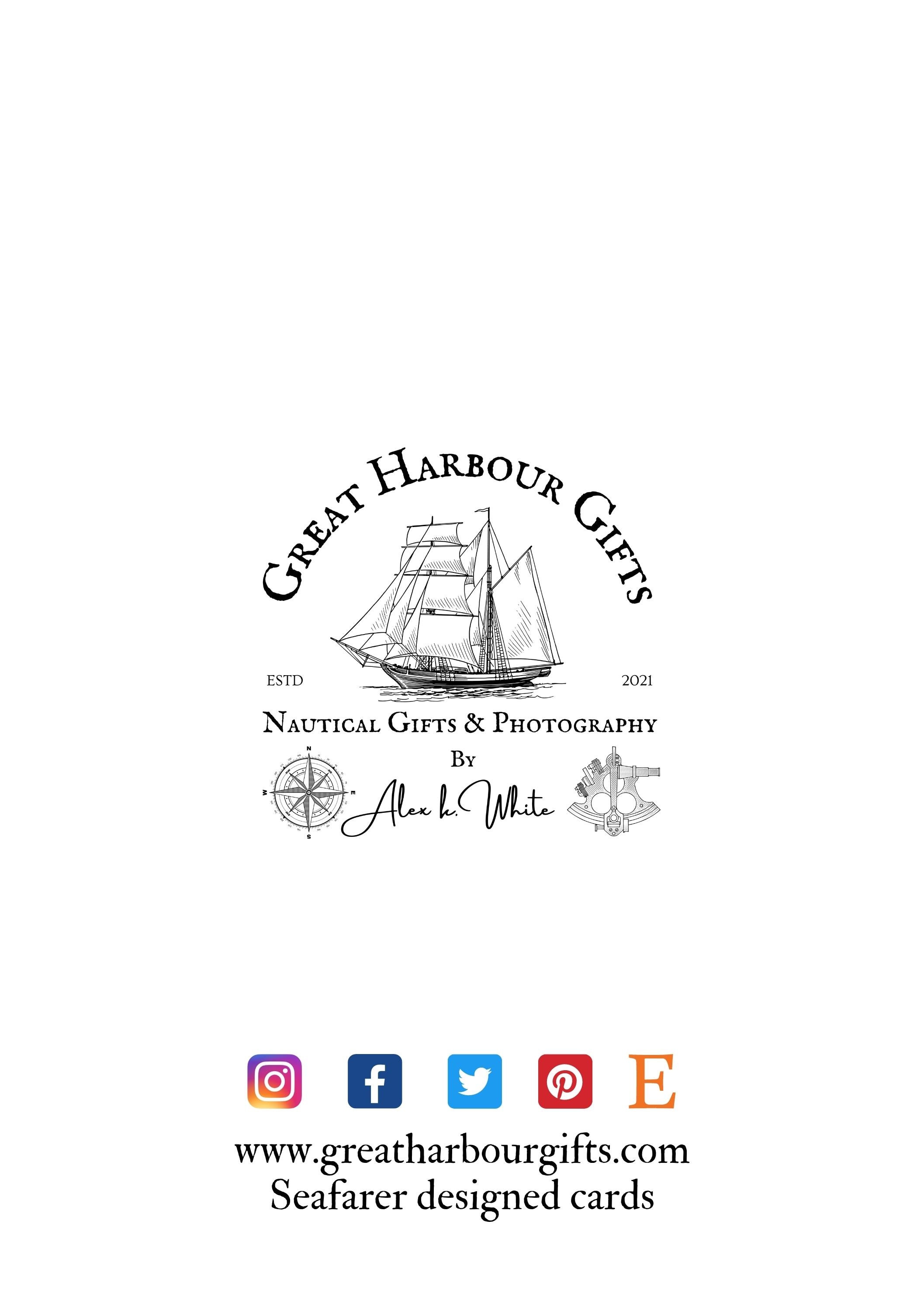 Nautical Wedding Card, Vintage Nautical, Congratulations on Tying the ...