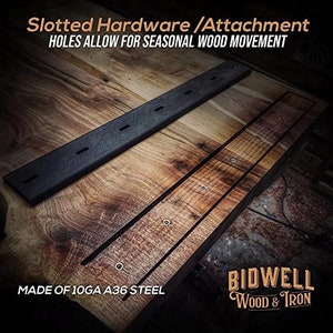 C-channel With 1/2" Leg – Hidden Metal Support Bracing for Live Edge or ...