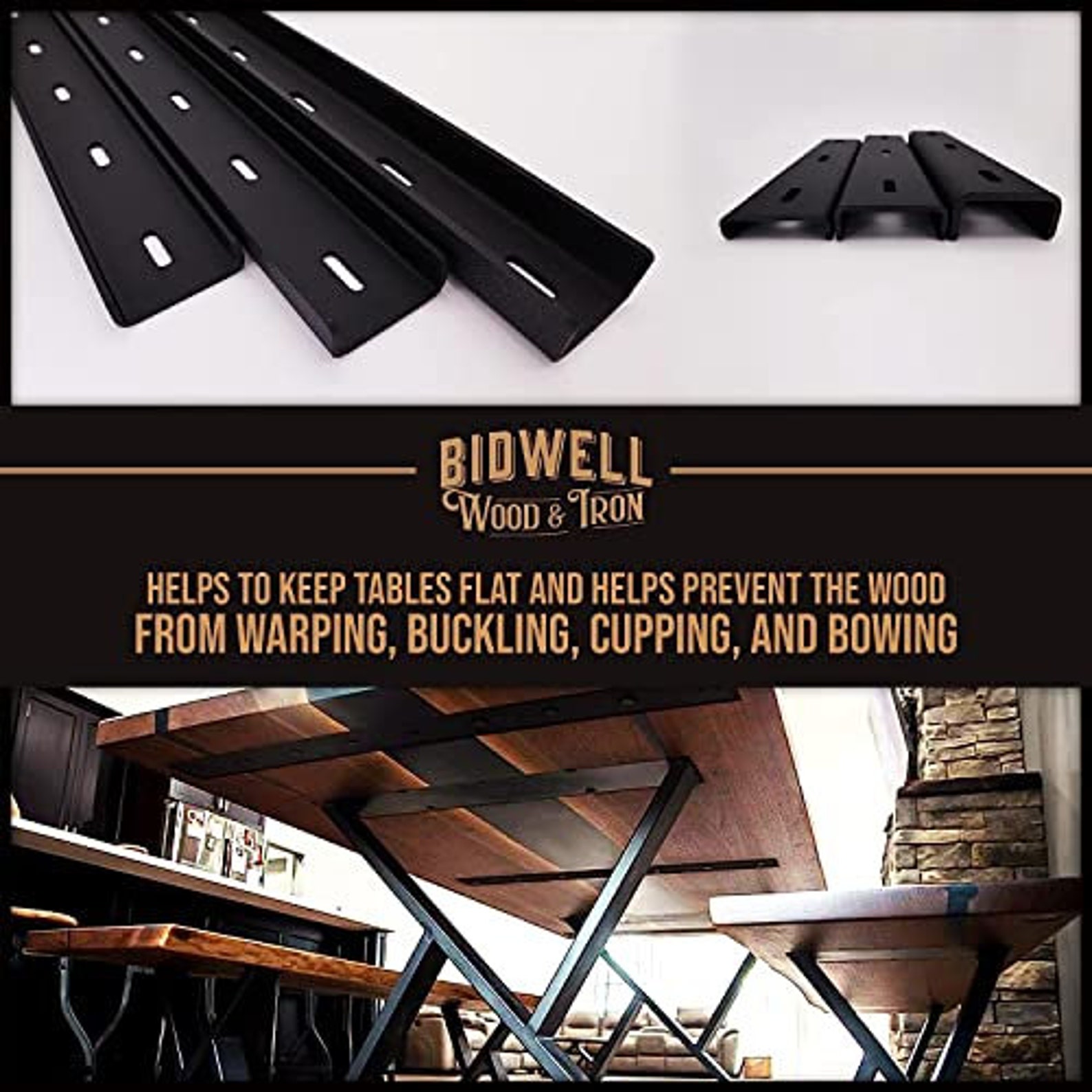 C-channel With 1/2" Leg – Hidden Metal Support Bracing for Live Edge or ...