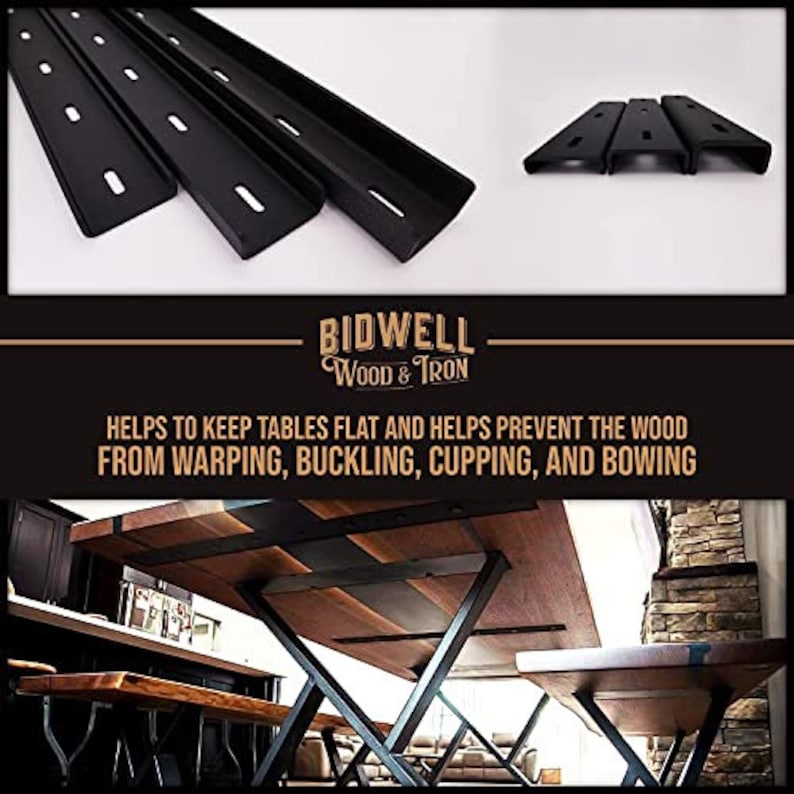 C-channel With 1/2" Leg – Hidden Metal Support Bracing for Live Edge or ...