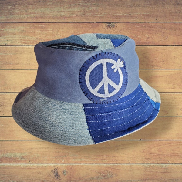 Patchwork Bucket Hat - Etsy