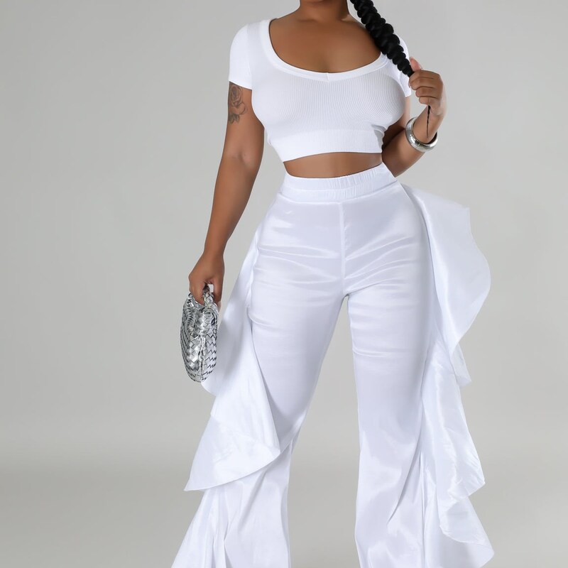 Ruffle Pants - Etsy