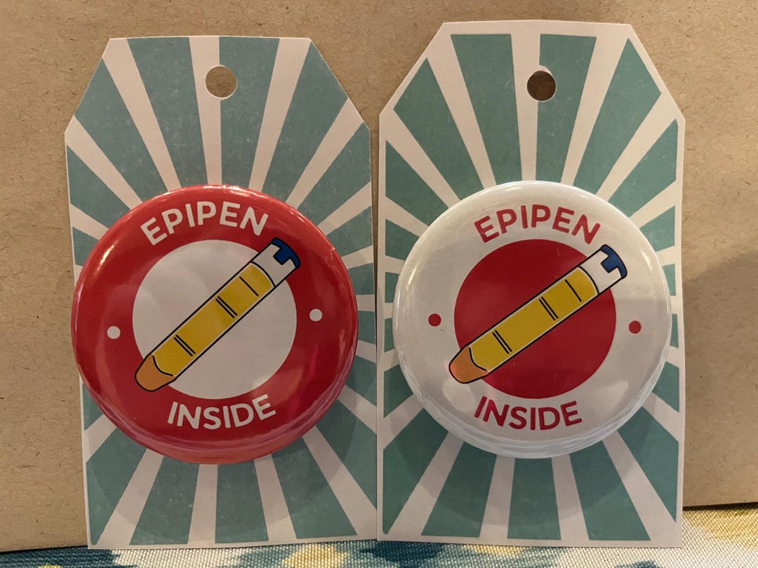 Medical Indicator Badges Peanut Allergies Gluten Free Lactose Free ...