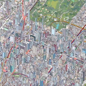 Map of NYC Midtown Manhattan Subway New York City READ DESCRIPTION ...