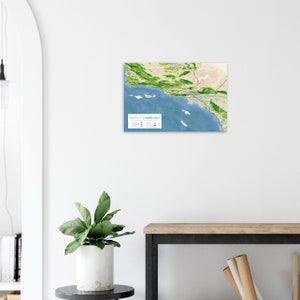 Map of Amtrak Surfliner Southern California Train Route Map 16 X 24 ...