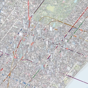 Map of NYC Midtown Manhattan Subway New York City READ DESCRIPTION ...