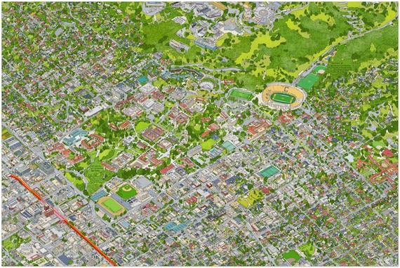 Uc Berkeley Location Map University Of California Berkeley PDF Map,