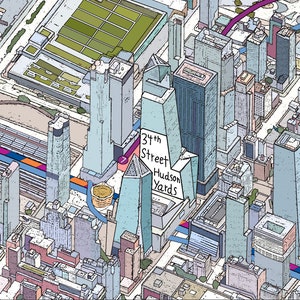 Map of NYC Midtown Manhattan Subway New York City READ DESCRIPTION ...