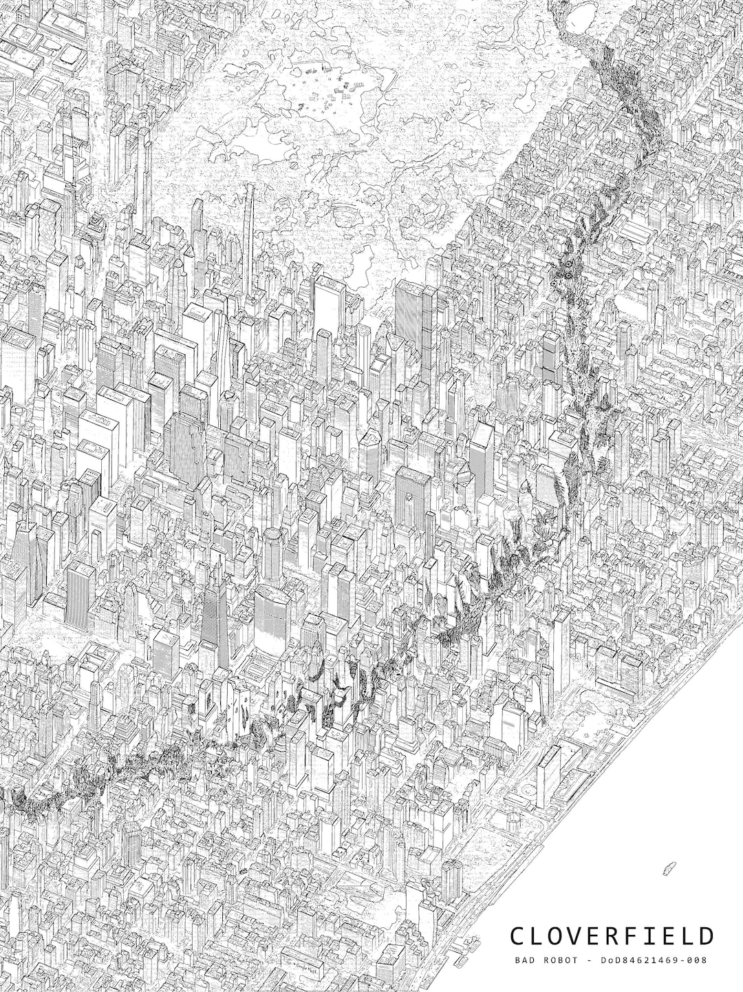 Cloverfield Movie Print. 18" X 24" - Etsy