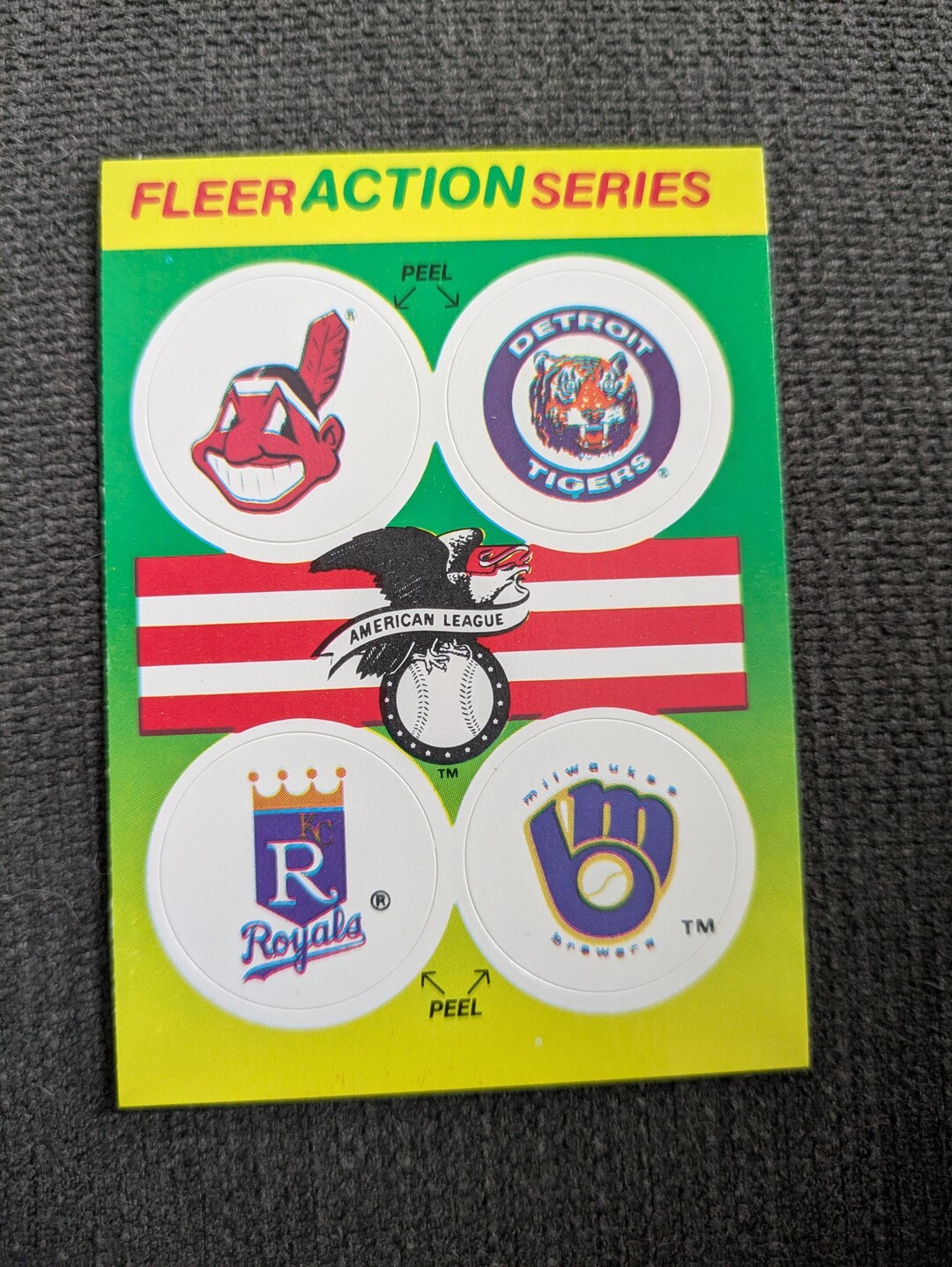 1990 Fleer Action Series Stickers and Quiz - Etsy